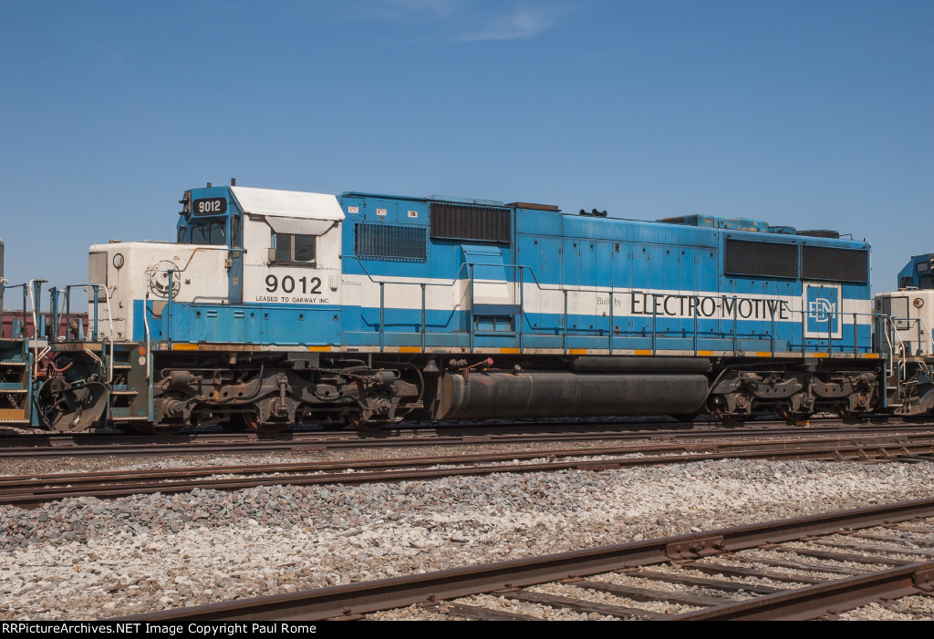 EMDX, OWY 9012, EMD SD60, lease return stored